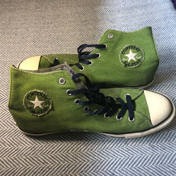 Converse | Shoes | Green Converse Allstars | Poshmark